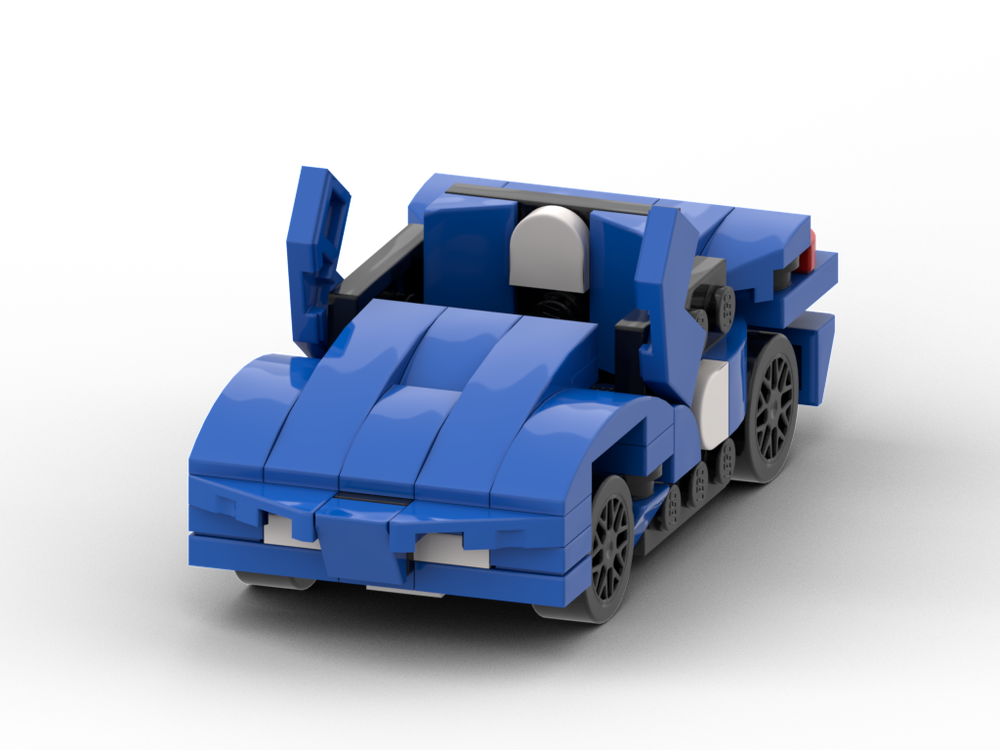 Lego Moc 30343 Minifig Cabrio By Zeniko Rebrickable Build With Lego