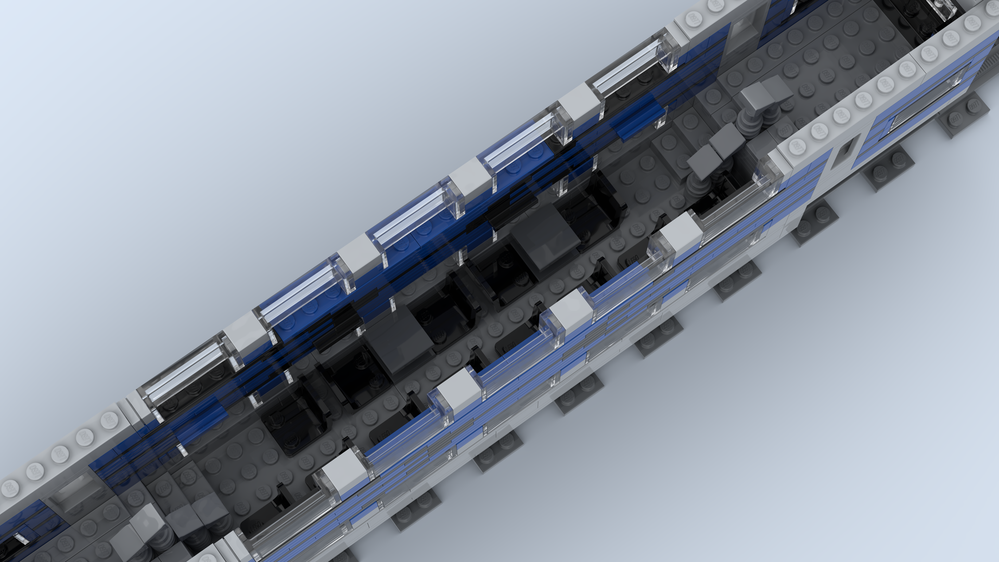 LEGO MOC Double decker train carriage by ProKuma | Rebrickable - Build ...