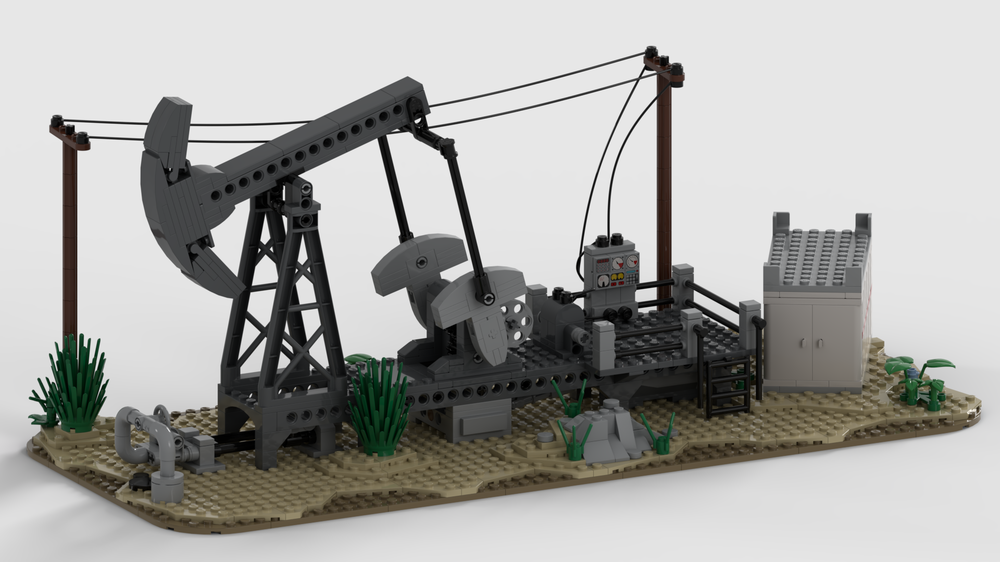 LEGO MOC Nodding Donkey by Joebot360 | Rebrickable - Build with LEGO