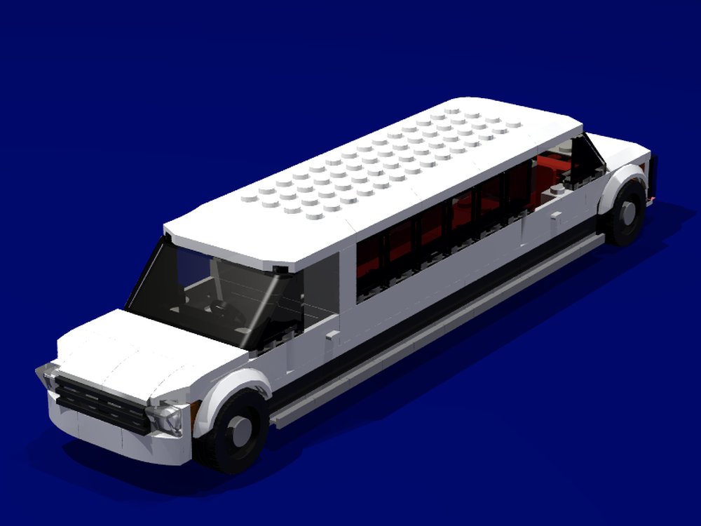 LEGO MOC White Limousine by The Lego Master | Rebrickable - Build with LEGO