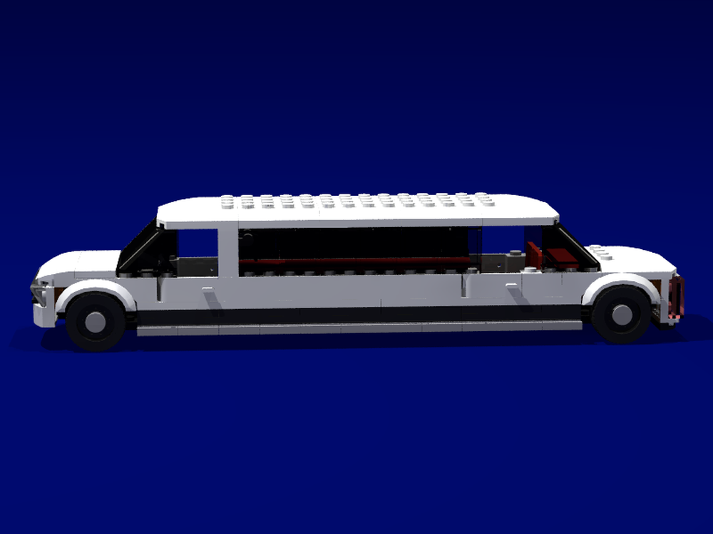 LEGO MOC White Limousine by The Lego Master | Rebrickable - Build with LEGO