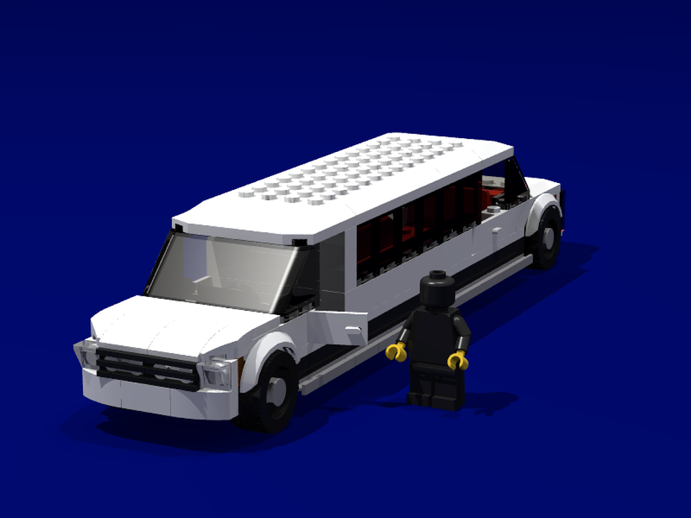 LEGO MOC White Limousine by The Lego Master | Rebrickable - Build with LEGO