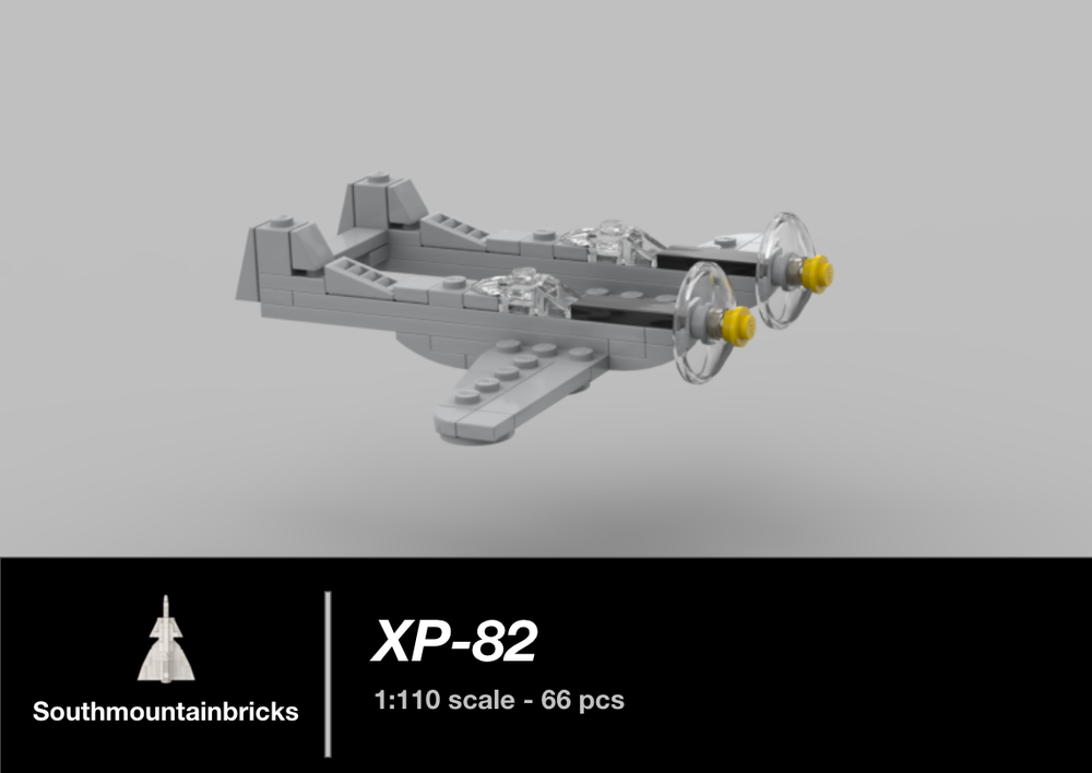 LEGO MOC XP-82 [1:110 scale] by Southmountainbricks | Rebrickable ...