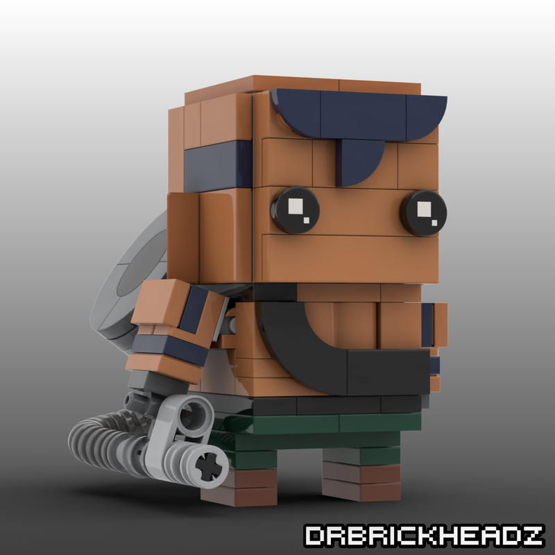 LEGO MOC Vulcan Raven (Metal Gear Solid) Brickheadz by DrBrickheadz ...