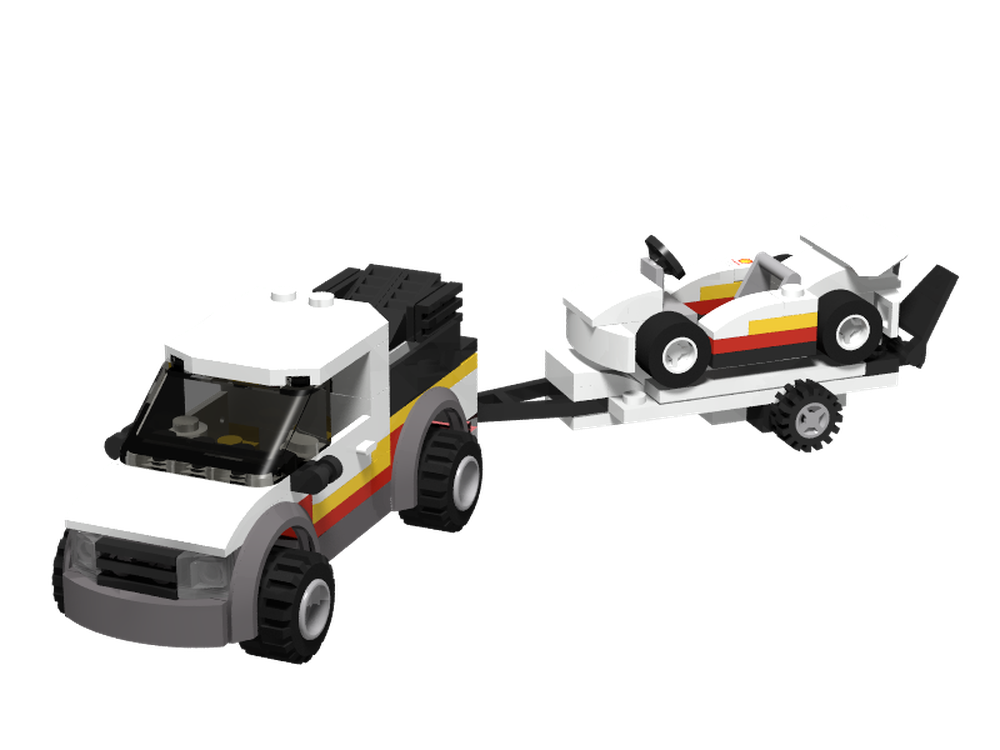 LEGO MOC Shell Go karts transporter by Andrej5252 | Rebrickable - Build ...