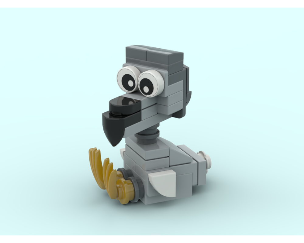 LEGO MOC Funny Birds: Dodo - grey version by olivercgoetz | Rebrickable ...