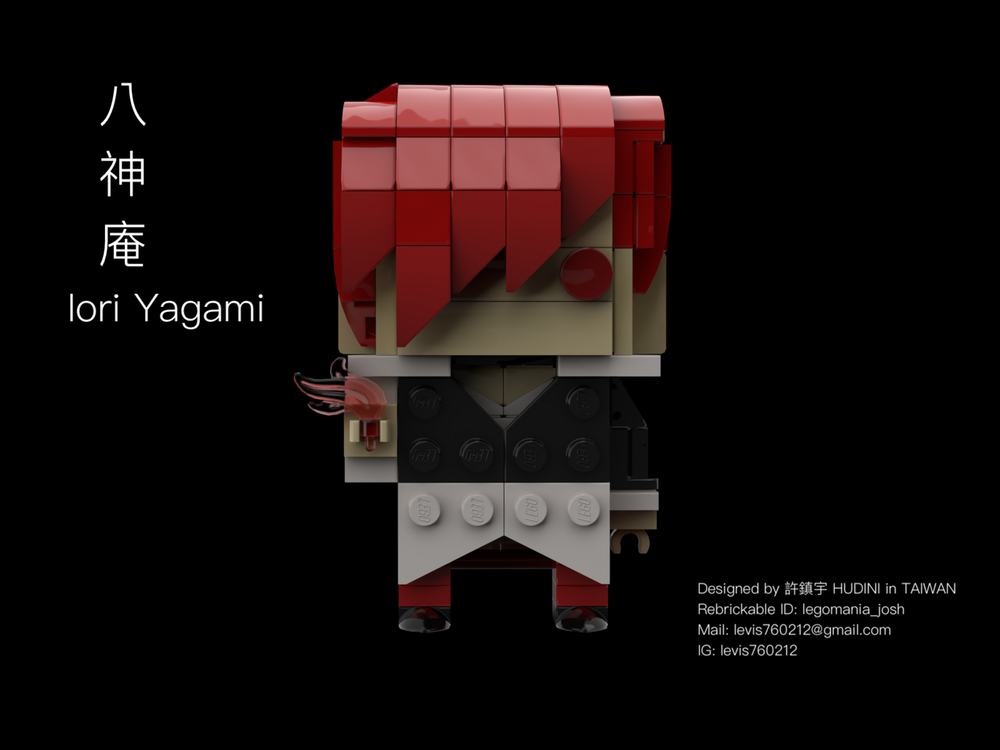 LEGO MOC-83730 Iori Yagmai Brickheadz (King of Fighter) by legomania ...