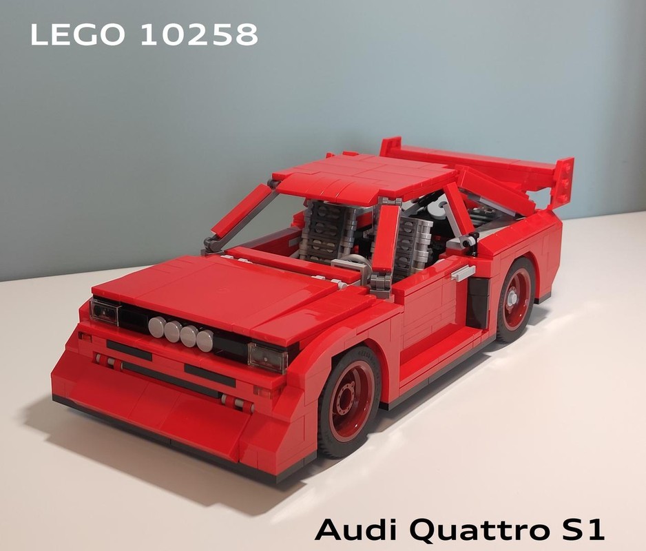 LEGO MOC 10258 Audi Quattro S1 by Kirvet | Rebrickable - Build with LEGO