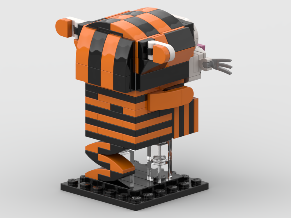 LEGO MOC Tigger by Hiddenface | Rebrickable - Build with LEGO