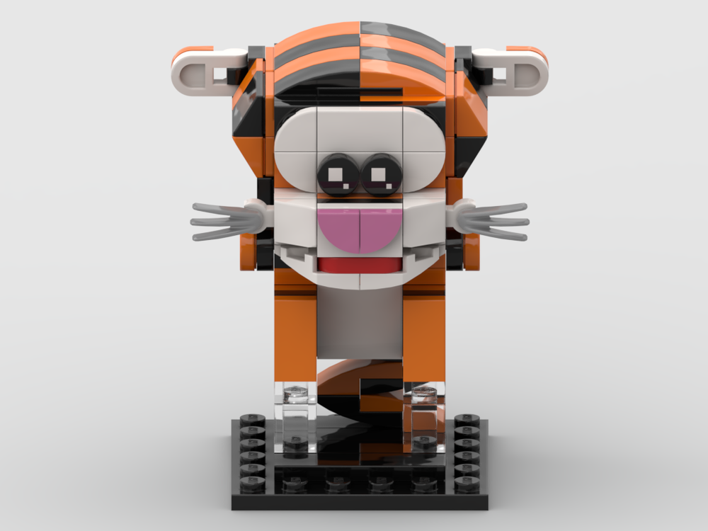 LEGO MOC Tigger by Hiddenface | Rebrickable - Build with LEGO