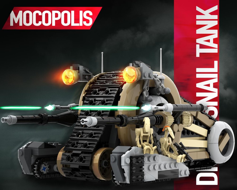 LEGO MOC SW Droid Snail Tank by MOCOPOLIS | Rebrickable - Build with LEGO