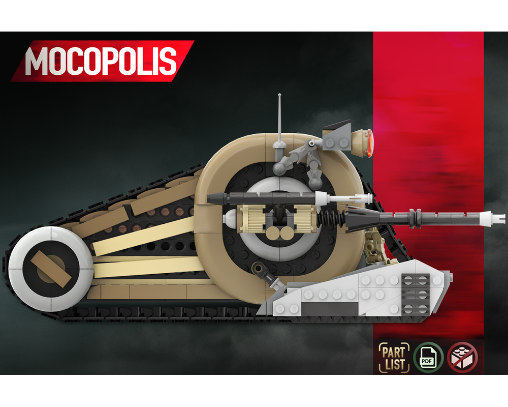 LEGO MOC SW Droid Snail Tank by MOCOPOLIS | Rebrickable - Build with LEGO