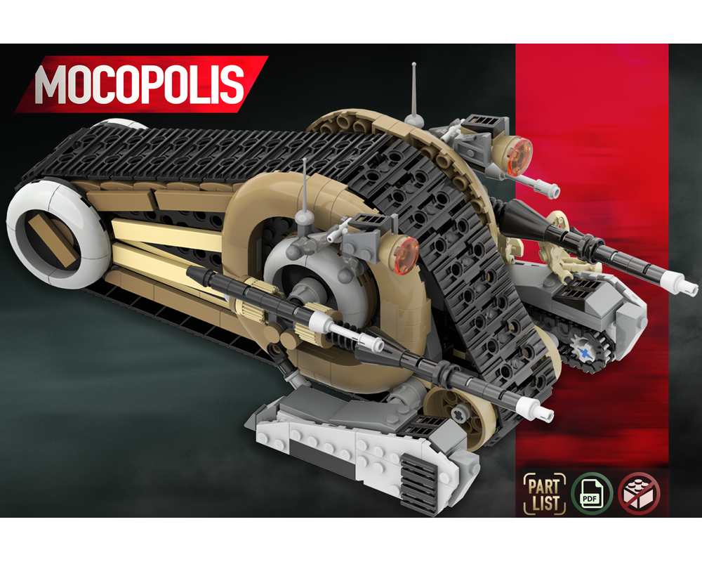 LEGO MOC SW Droid Snail Tank by MOCOPOLIS | Rebrickable - Build with LEGO