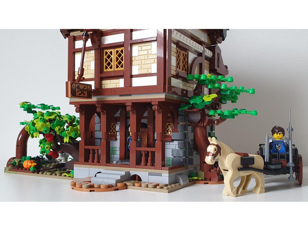 LEGO MOC Medieval Tavern by Gr33tje13 | Rebrickable - Build with LEGO