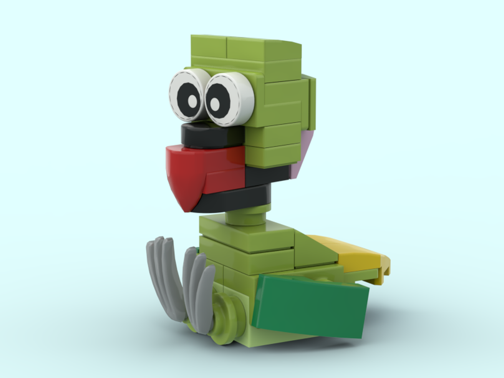 LEGO MOC Funny Birds: Rose-Ringed Parakeet by olivercgoetz ...