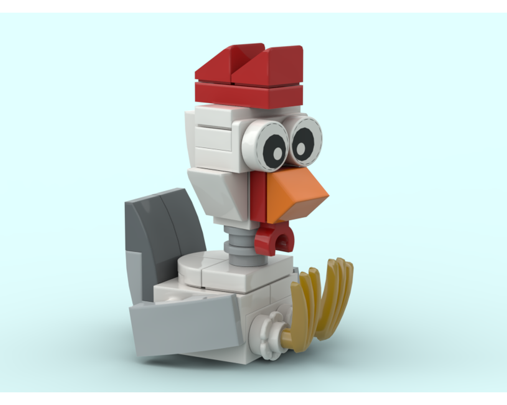 LEGO MOC Funny Birds: Rooster by olivercgoetz | Rebrickable - Build ...