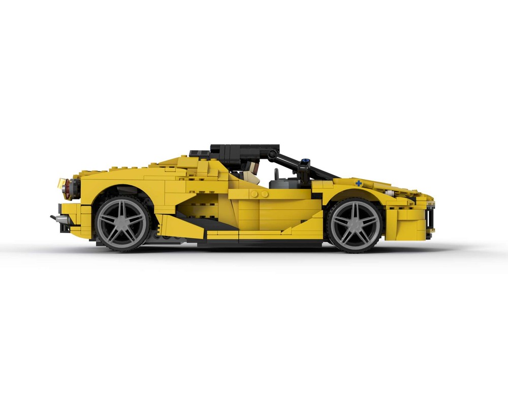 LEGO MOC Ferrari LaFerrari RC car in 1/15, yellow ver. by LegoDoodle ...