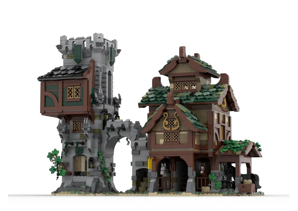 LEGO MOC MEDIEVAL GUARD TOWER by Baylon0613 | Rebrickable - Build with LEGO