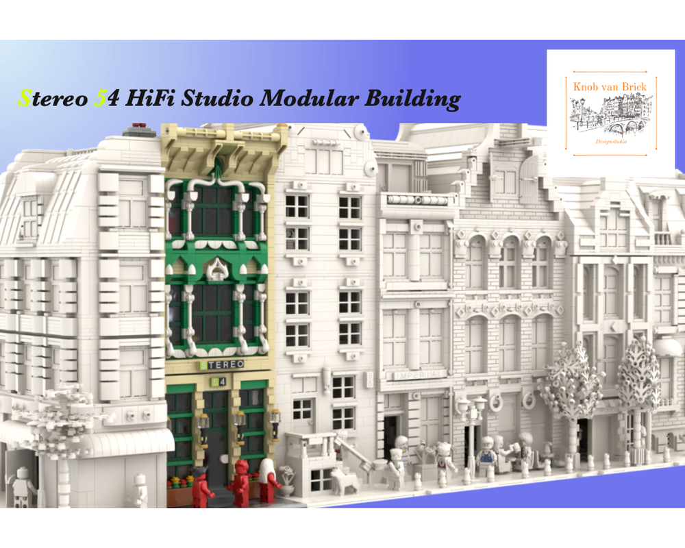 LEGO MOC LEGO® Modular Building MOC Stereo 54 Hifi Studio by Knob van ...