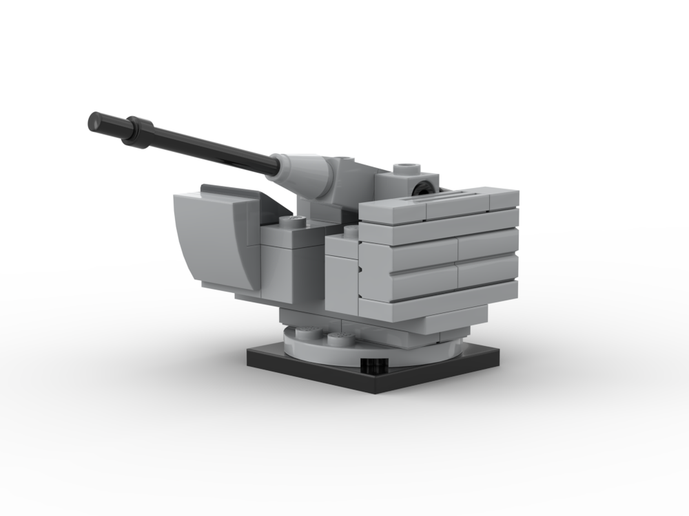LEGO MOC Naval Autocannon by Brick Bee | Rebrickable - Build with LEGO
