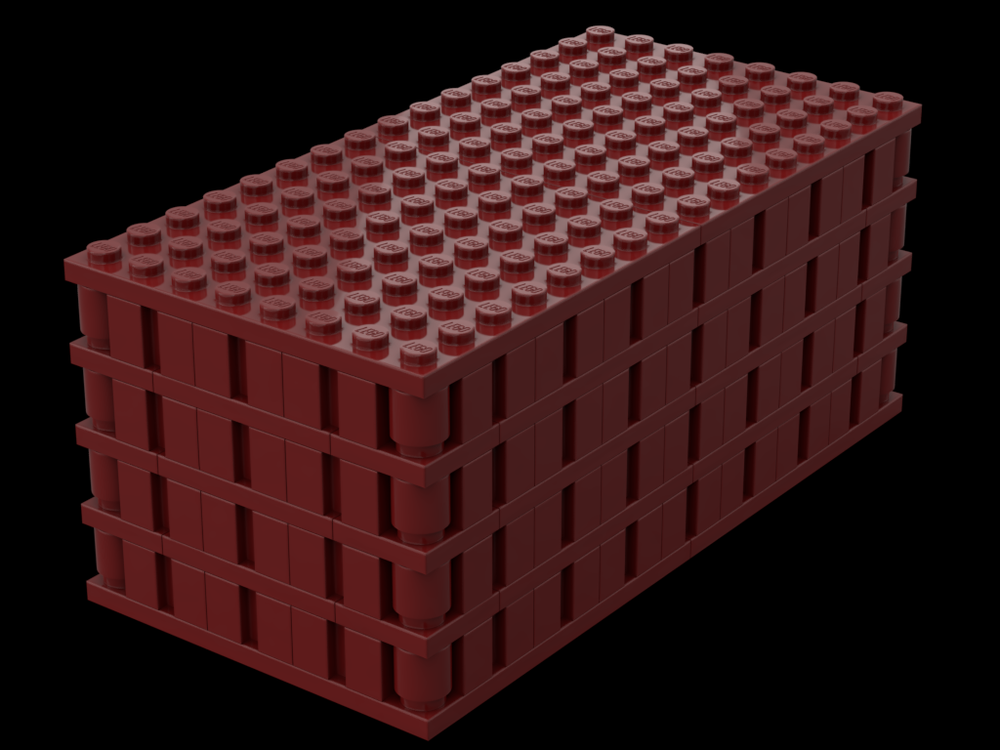 Lego Moc Shipping Container By Amusedmoose Rebrickable Build With Lego