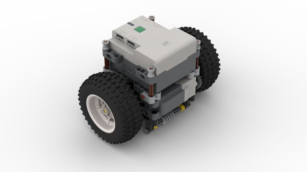 LEGO MOC 2 Wheel Skid Steer Chassis by zumaidi | Rebrickable - Build ...