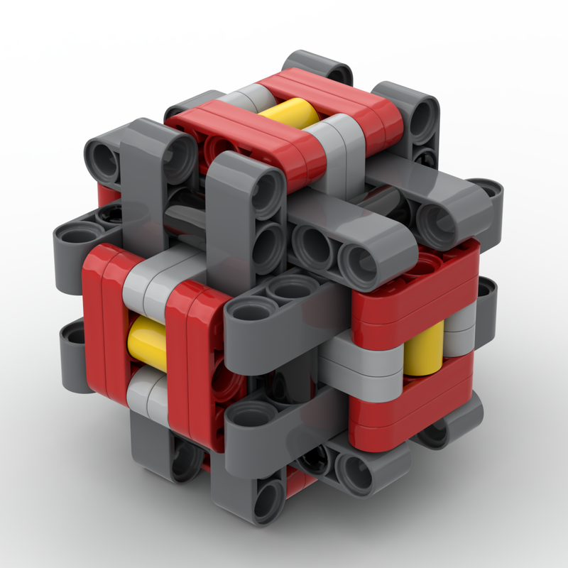Lego Moc 3d Puzzle Cube By Frankvandermost Rebrickable Build