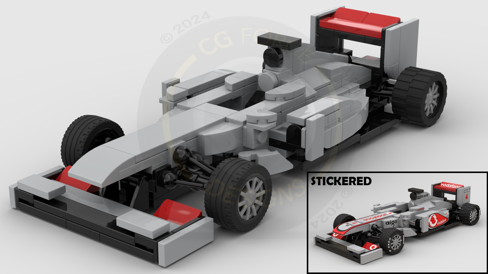 LEGO MOC F1 McLaren MP4/26 by CGForceDesigns | Rebrickable - Build with ...