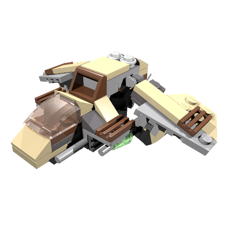 LEGO MOC 75129 Gunship by Berth | Rebrickable - Build with LEGO