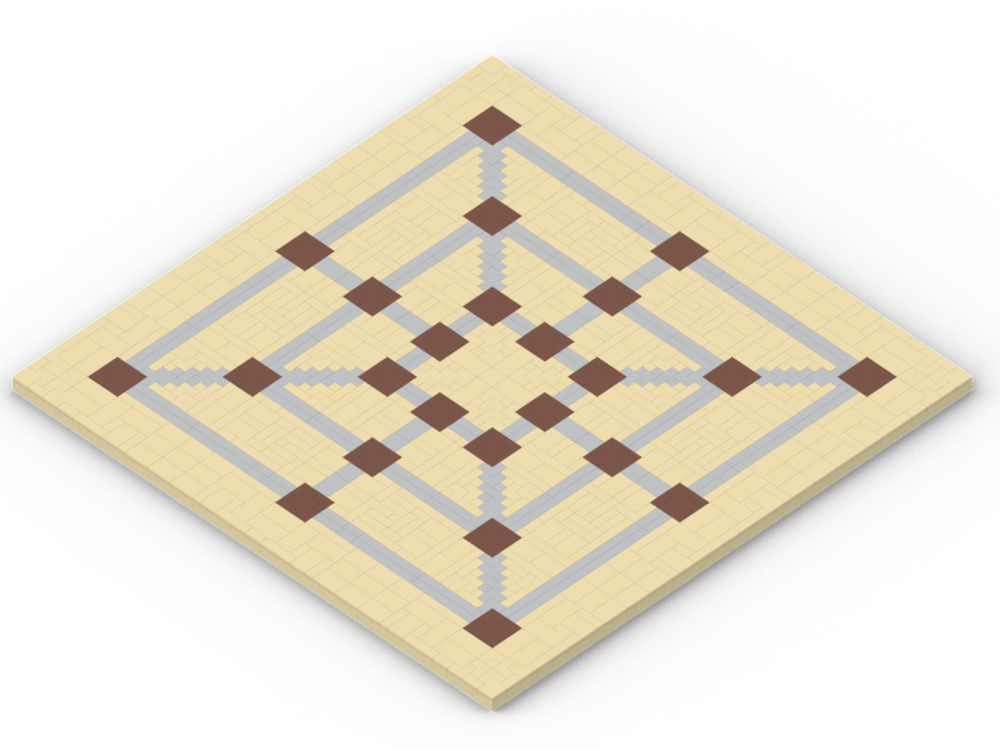 LEGO MOC 12 Men's Morris - Board (Morabaraba) by atributes16 ...