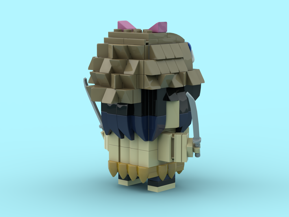 LEGO MOC Hashibira Inosuke 伊之助 Brickheadz by legomania_josh ...
