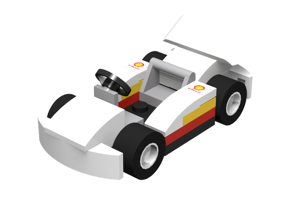 LEGO MOC Shell go kart by Andrej5252 | Rebrickable - Build with LEGO