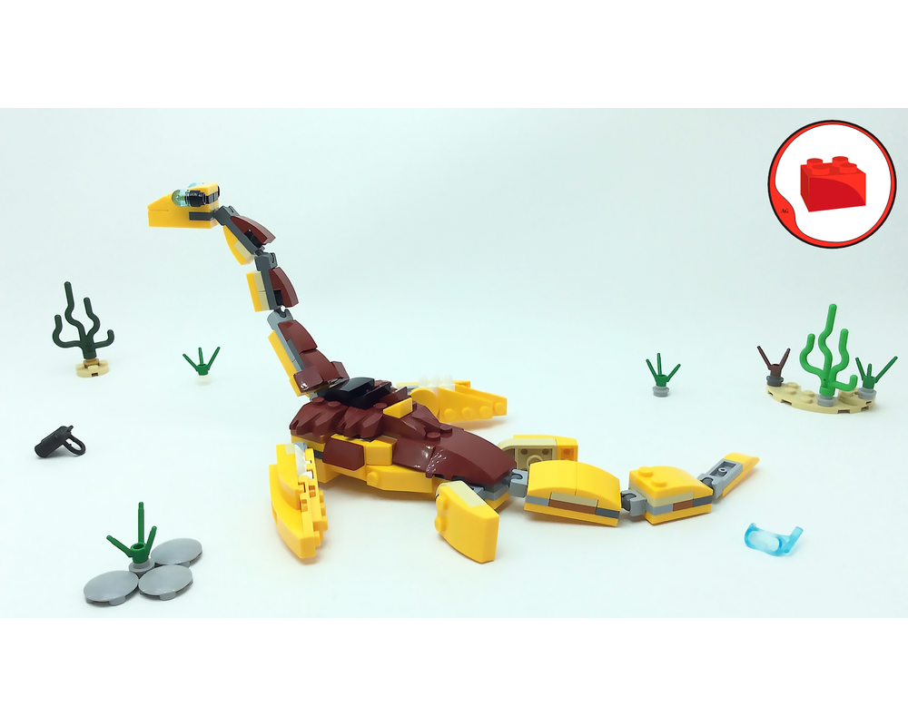 LEGO MOC Plesiosaur Dinosaur - Lego Creator 31112 by Bricks Ideas ...