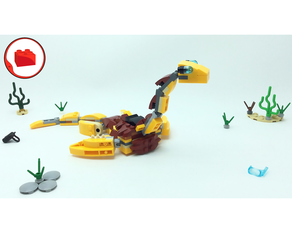 LEGO MOC Plesiosaur Dinosaur - Lego Creator 31112 by Bricks Ideas ...