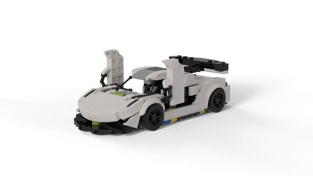 Lego Moc Koenigsegg Jesko By Billsivan Rebrickable Build With Lego