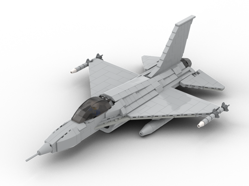 LEGO MOC F-16 Fighting Falcon by FredL45 | Rebrickable - Build with LEGO