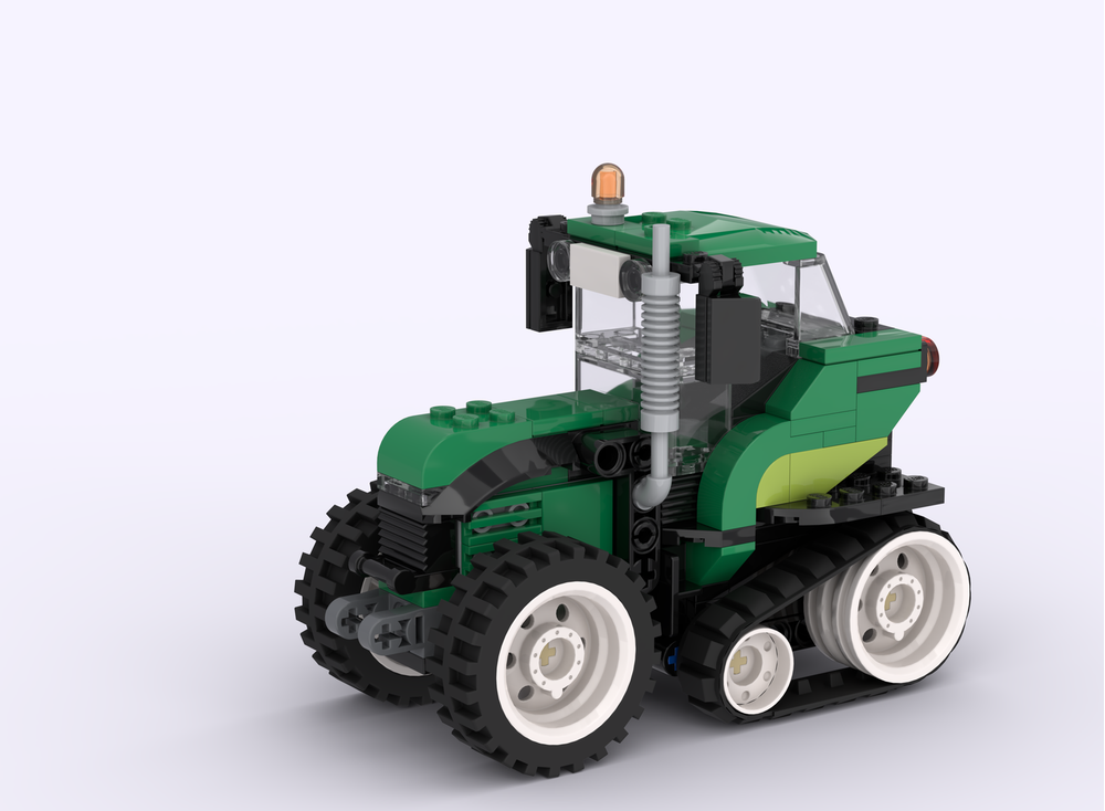 LEGO MOC-84052 Half-track Tractor by revilor | Rebrickable - Build with ...