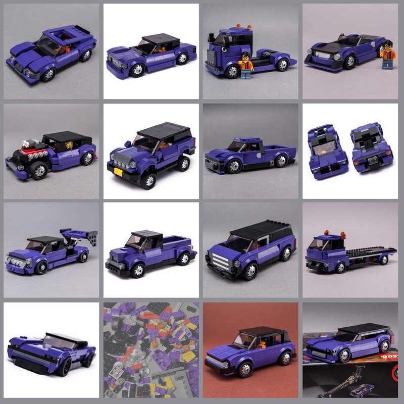 LEGO MOC 76904 Purple Fifteen by Keep On Bricking | Rebrickable - Build ...