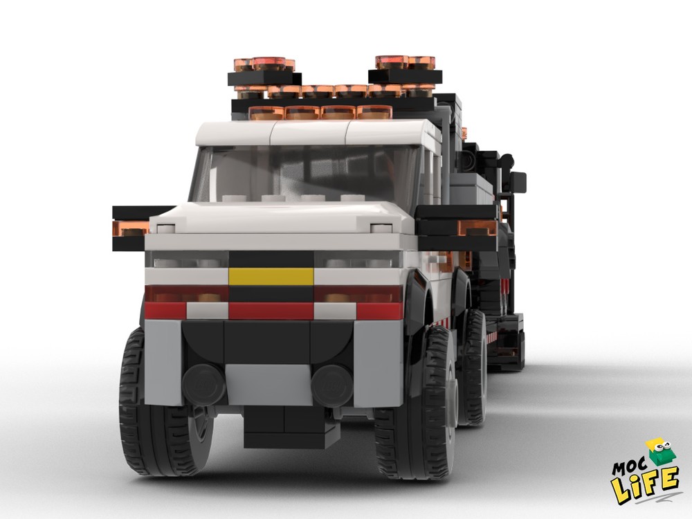 LEGO MOC Chevrolet Silverado 3500 quad cab long bed with Bobcat and ...
