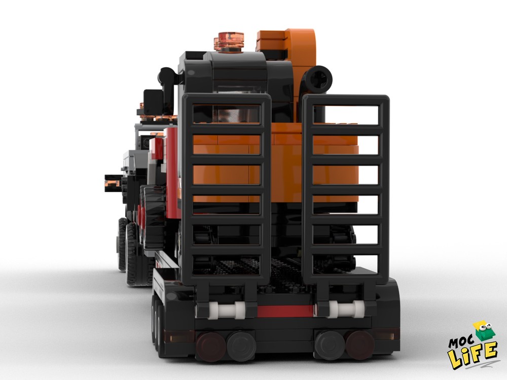 LEGO MOC Chevrolet Silverado 3500 quad cab long bed with Bobcat and ...
