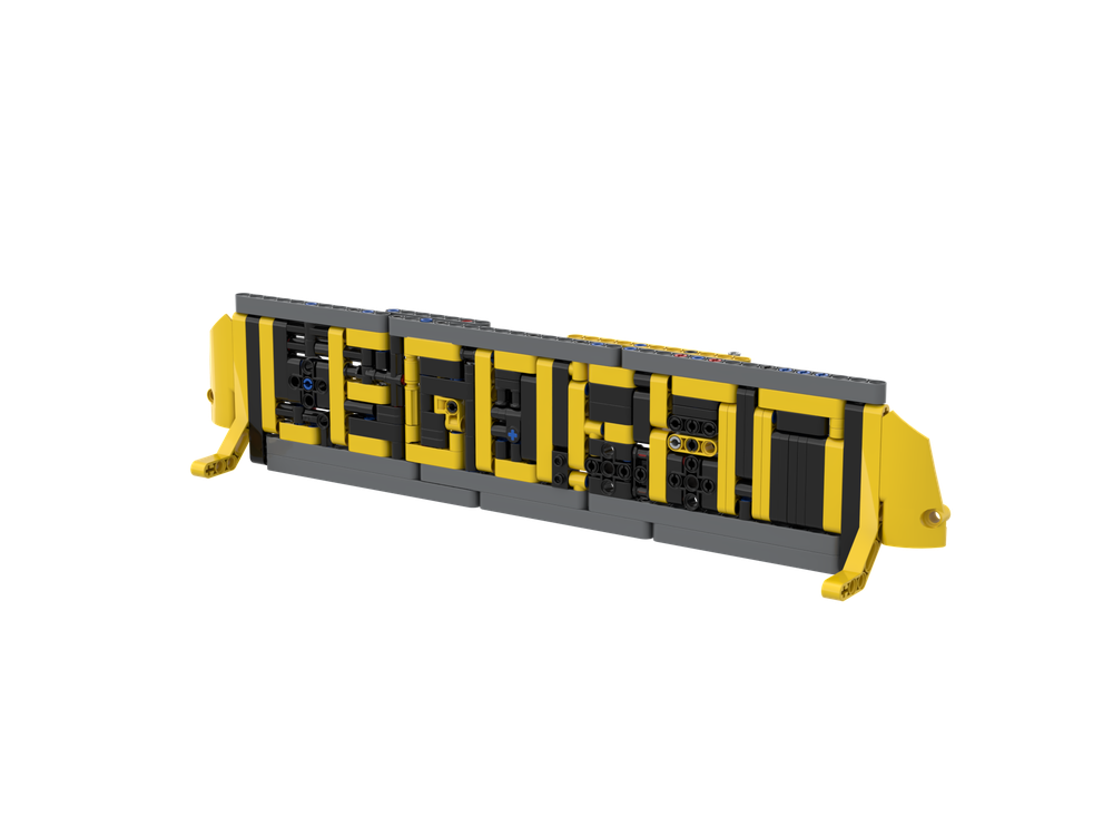 LEGO MOC B-model 42121 LEGO NAMEPLATES by Roelofs Creations ...