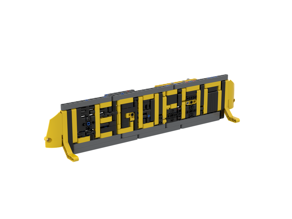 LEGO MOC-84153 B-model 42121 LEGO NAMEPLATES by Roelofs Creations ...