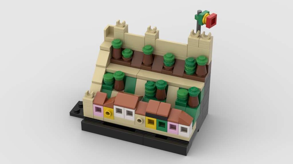 LEGO MOC Lisbon Castelo de St' George (Lisbon, Portugal) by Tiny Bricks ...