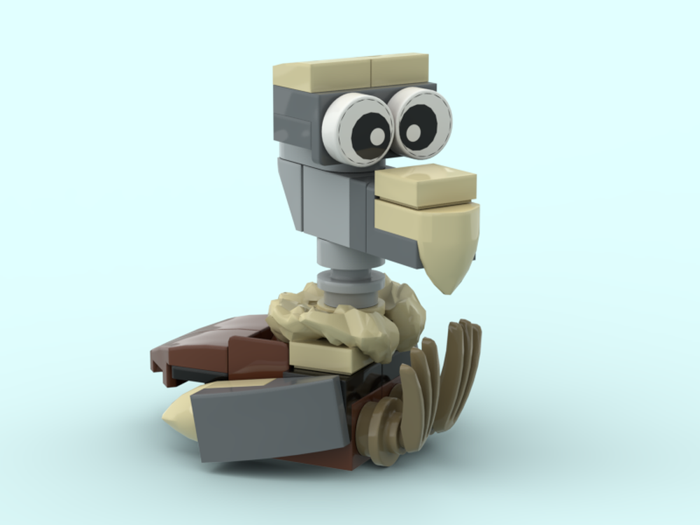Lego Moc Funny Birds Vulture By Olivercgoetz Rebrickable Build