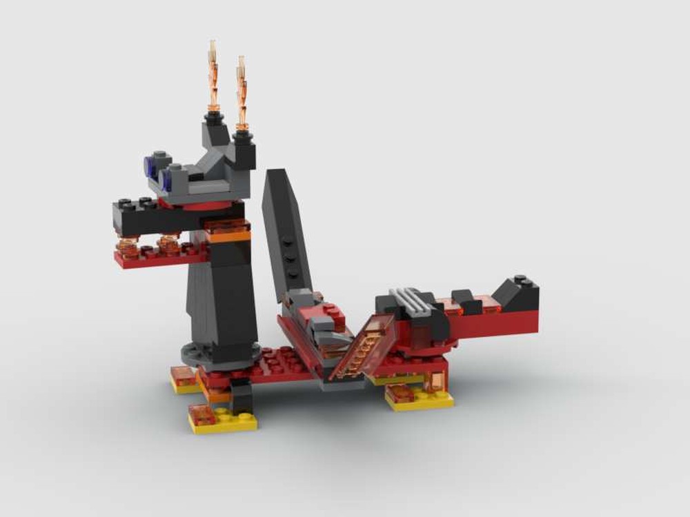 LEGO MOC Lava Dragon by jlherbst77 | Rebrickable - Build with LEGO