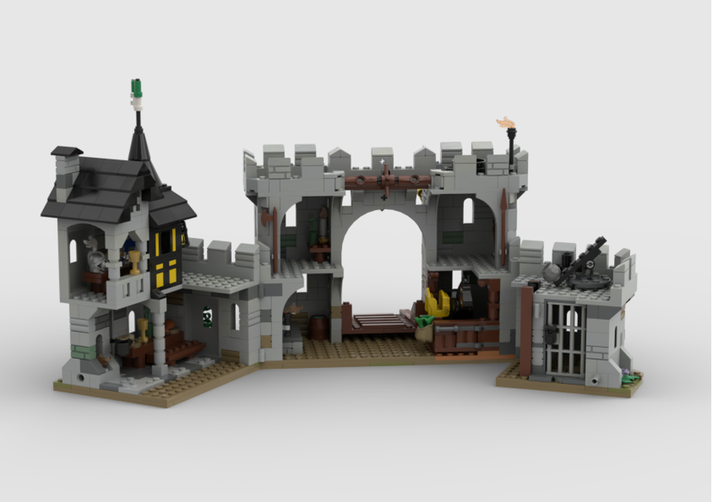 LEGO MOC Black Falcon's Fortress Remake by bricks_fan_uy | Rebrickable ...