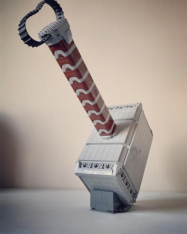 LEGO MOC Thor's Hammer Mjolnir Mjölnir by re-bricked | Rebrickable ...