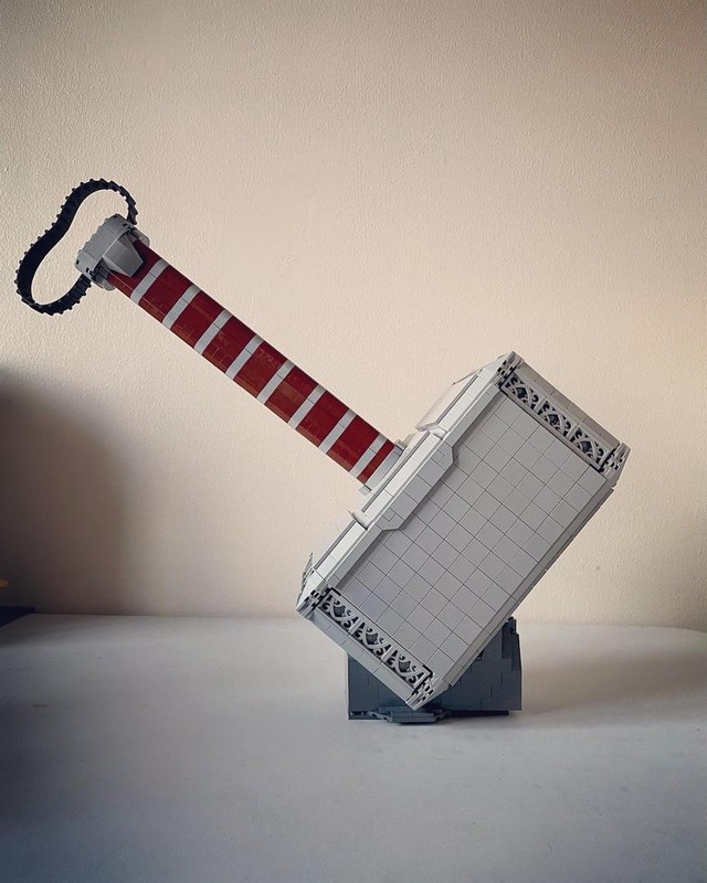LEGO MOC Thor's Hammer Mjolnir Mjölnir by re-bricked | Rebrickable ...