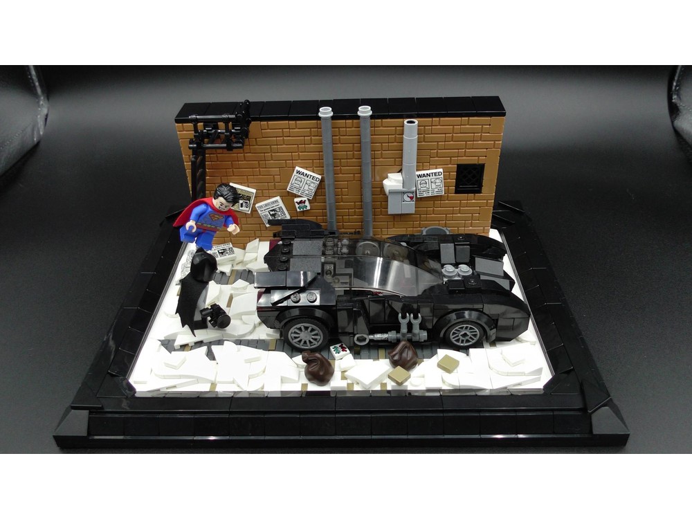LEGO MOC Noël Batmobile Display Scene by BricksFeeder | Rebrickable ...