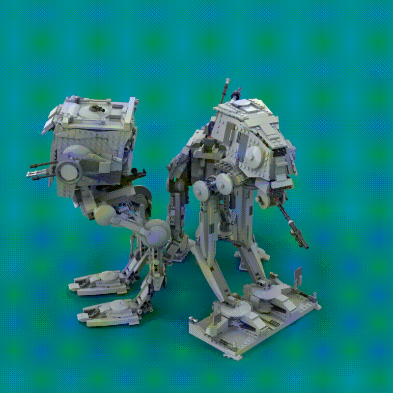 LEGO MOC 75288 - 3 in 1 AT-Walker Compilation by the_bricked_cave ...